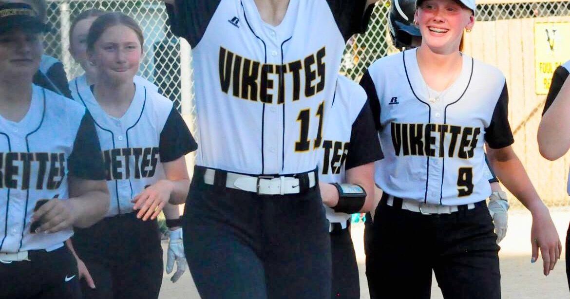 Hrubes, Fish Lead Vikettes to 9-0 blowout of Union | Vinton Newspapers ...