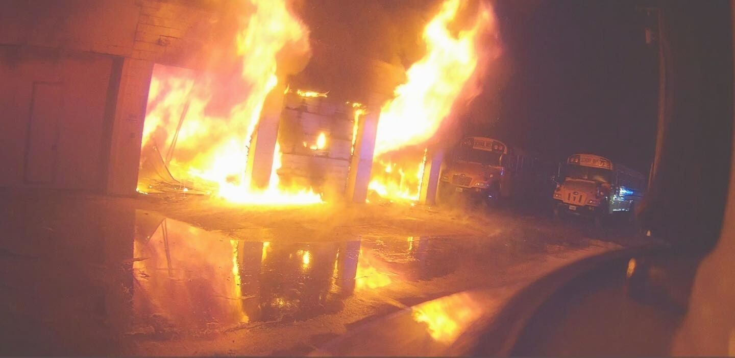 Fire in Sumner bus barn kept to west wing | Local ...