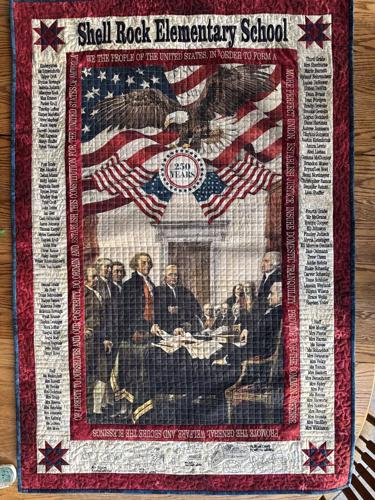Stitching Shell Rock into history: Holden embroiders legacy one square ...