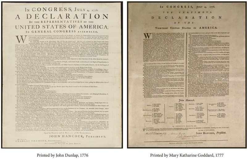 Schuyler Lake gallery features copy of second Declaration of ...