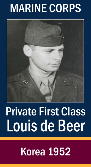 Coronado’s “Avenue Of The Heroes” - Pfc Louis “Lou” de Beer, USMC ...