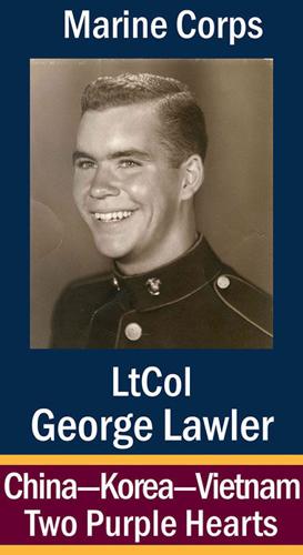 Coronado’s “Avenue Of The Heroes” ... Lt. Col George Patrick Lawler ...