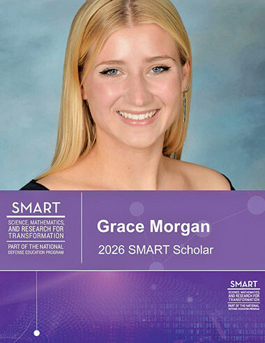 Grace Morgan From University Of San Diego Awarded Competitive SMART ...