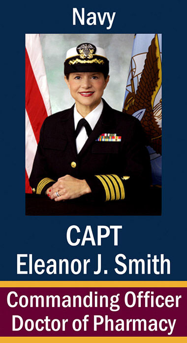 Coronado’s “Avenue Of The Heroes” ... Capt. Eleanor J. Smith, U.S. Navy ...