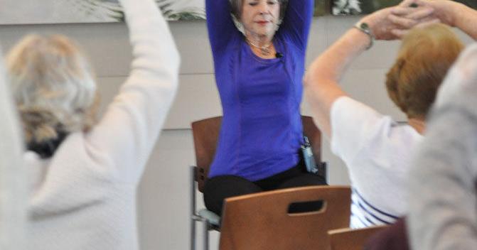 Suzanne Ware Leads Popular Chair Yoga Class Offered At The Spreckels ...