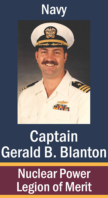 Coronado’s “Avenue Of The Heroes” ... Captain Gerald B. “Jerry” Blanton ...
