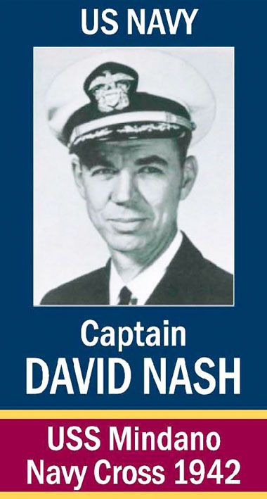 Coronado’s “Avenue Of The Heroes” ... Captain David Nash, USN ...