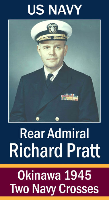 Coronado’s “Avenue Of The Heroes” ... Rear Admiral Richard Rockwell ...