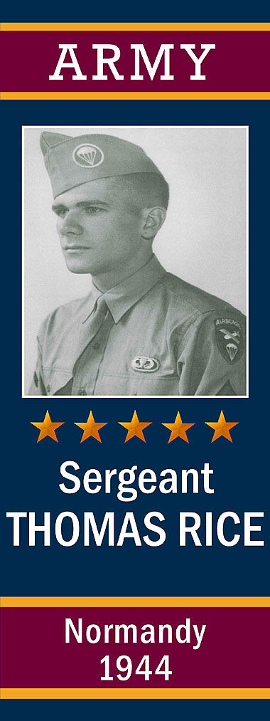 Coronado’s “Avenue Of The Heroes” ... Sergeant Thomas M. Rice, U.S ...