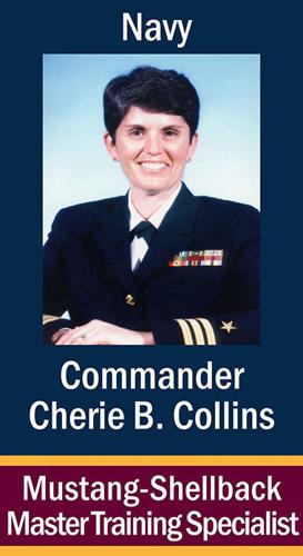 Coronado’s “Avenue Of The Heroes” ... Cdr. Cherie B. Collins, USN ...