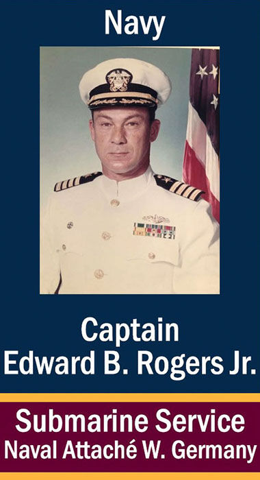 Coronado’s “Avenue Of The Heroes” ... Capt. Edward Brien Rogers Jr ...