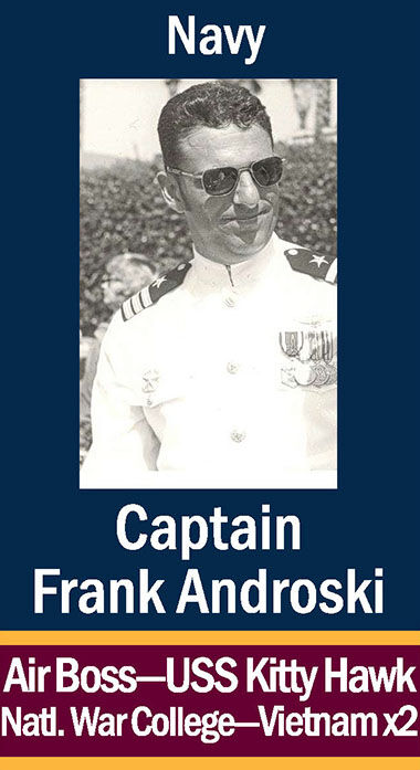 Coronado’s “Avenue Of The Heroes” ... Capt. Frank Nicholas Androski, US Navy | Coronado City ...