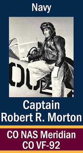 Coronado’s “Avenue Of The Heroes” ... Captain Robert R. Morton, US Navy ...