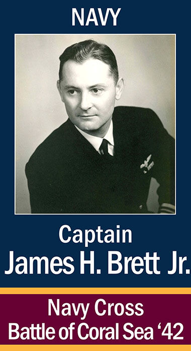 Coronado’s “Avenue Of The Heroes” - LCDR James Henry Brett, Jr., USN ...