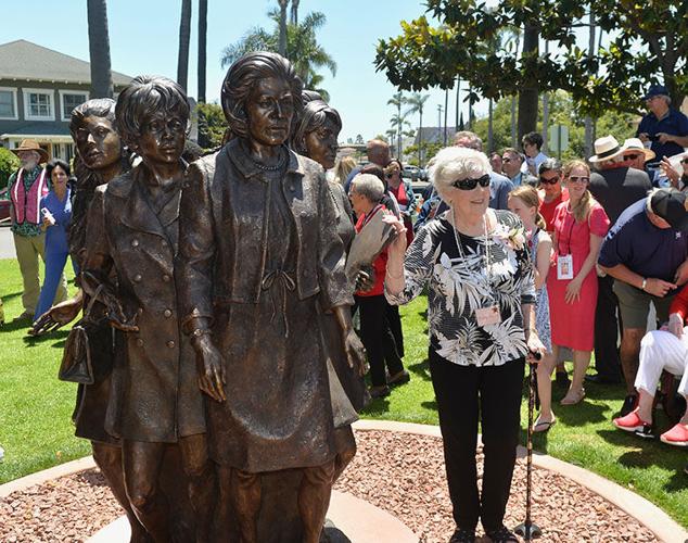 League of Wives Memorial Statue Unveiled In Ceremony Held At Coronado’s ...