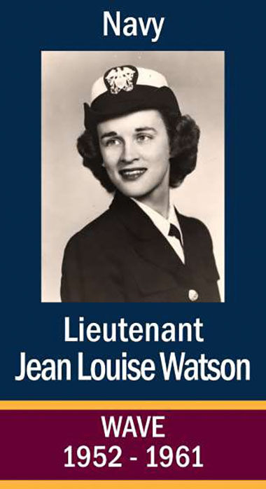 Coronado’s “Avenue Of The Heroes” ... Lt. Jean Louise Watson, USN (WAVE ...