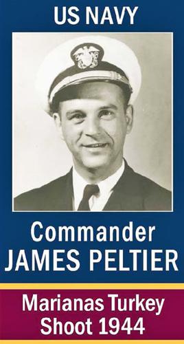 Coronado’s “Avenue Of The Heroes” ... Commander James P. Peltier ...