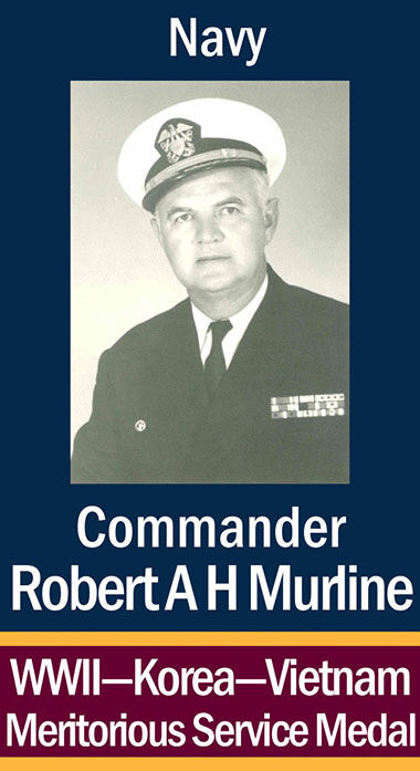 Coronado’s “Avenue Of The Heroes” ... CDR Robert Allison Hines Murline ...