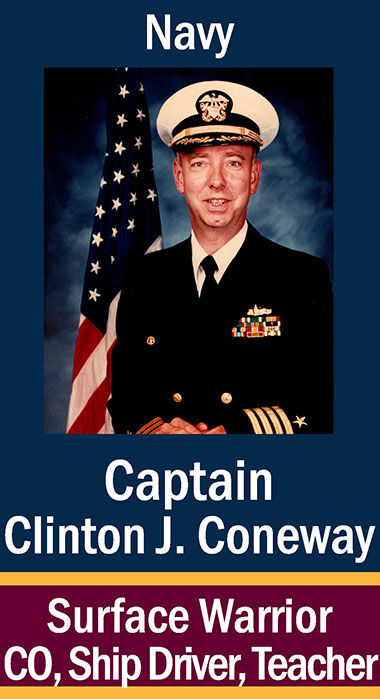 Coronado’s “Avenue Of The Heroes” ... Capt. Clinton J. Coneway, U.S ...