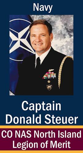 Coronado’s “Avenue Of The Heroes” ... Capt. Donald F. Steuer, US Navy ...
