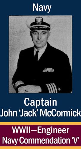 Coronado’s “Avenue Of The Heroes” ... Capt. John ‘Jack’ Webster ...