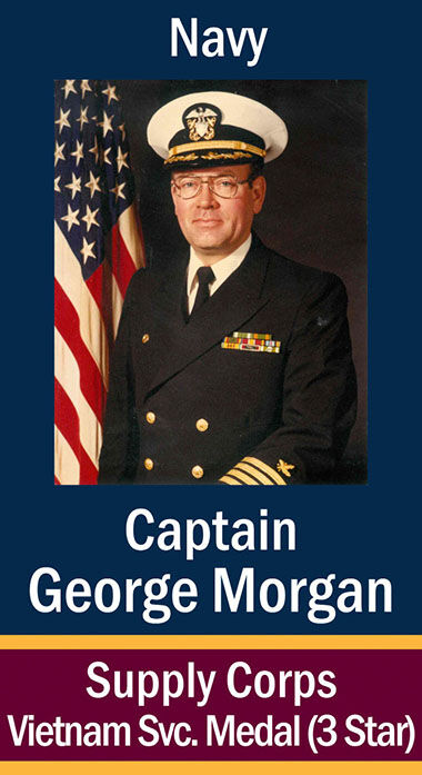 Coronado’s “Avenue Of The Heroes” ... Capt. George Morgan, Jr., USN ...