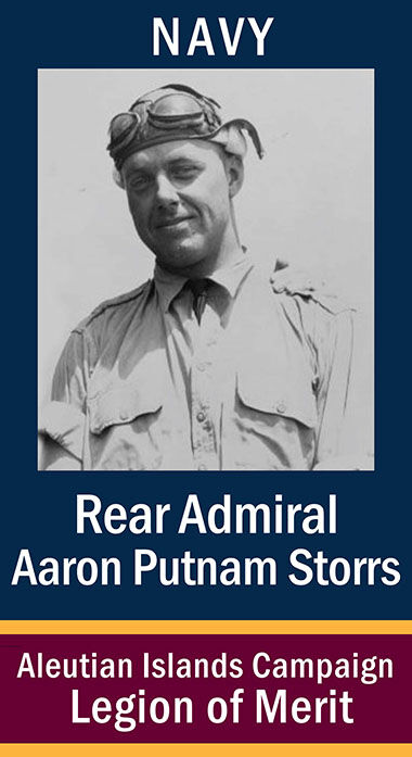 Coronado’s “Avenue Of The Heroes” ... RADM Aaron Putnam Storrs, USN ...