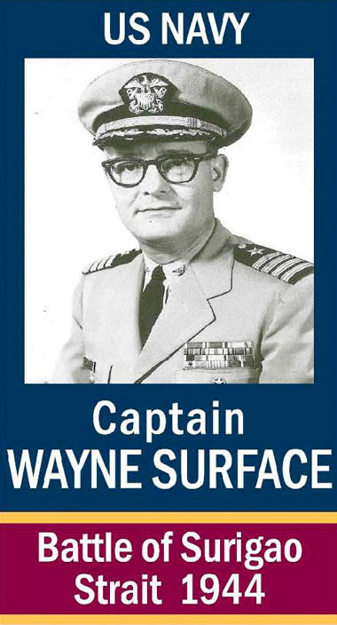 Coronado’s “Avenue Of The Heroes” ... Captain Wayne Surface, USN ...