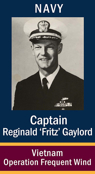 Coronado’s “Avenue Of The Heroes” ... RAdm Reginald “Fritz” Gaylord ...