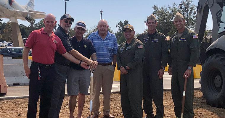 Creation of the Clyde E. Lassen Memorial Underway At NASNI Front Gate ...