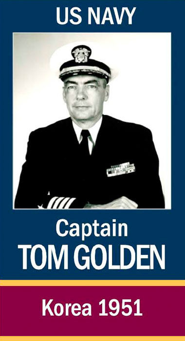Coronado’s “Avenue Of The Heroes” ... Capt. Thomas Golden, USN ...