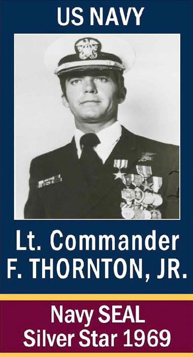 Coronado’s “Avenue Of The Heroes” ... Lt. Commander F. Thornton, Jr ...
