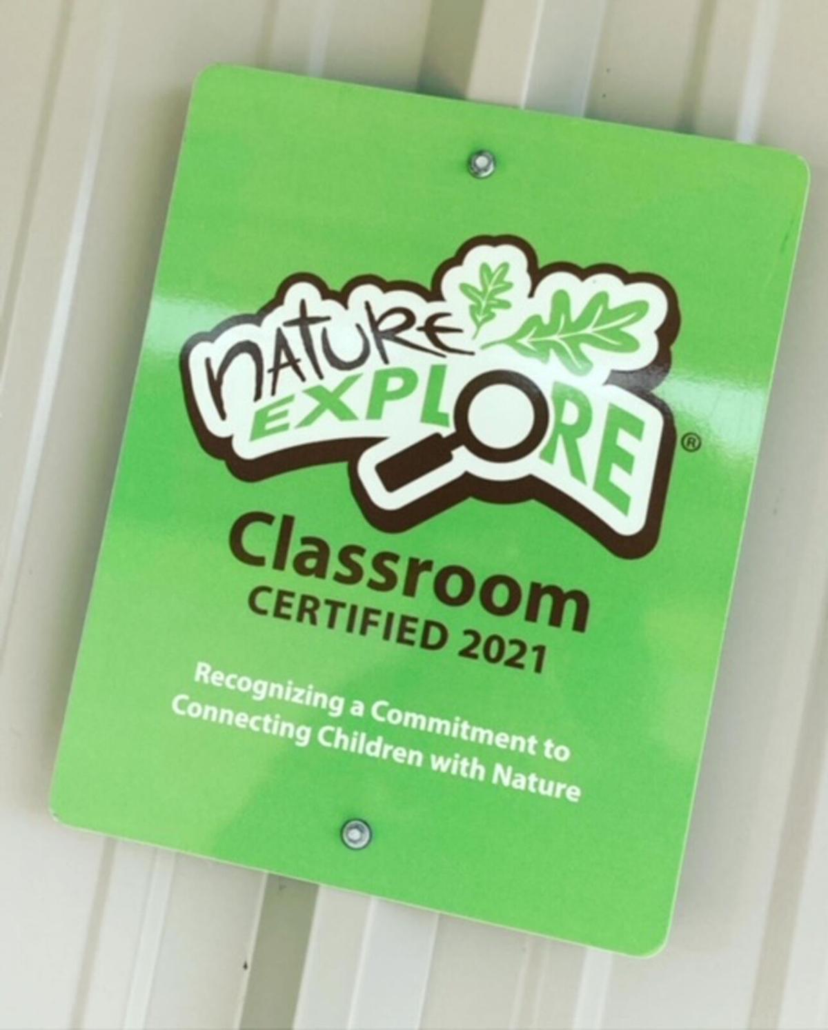 The Eagle’s Nest recognized as Certified Nature Explore Classroom ...