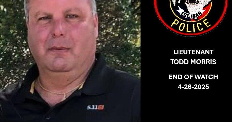 Police community mourns as Corsicana officer Todd Morris passes away ...