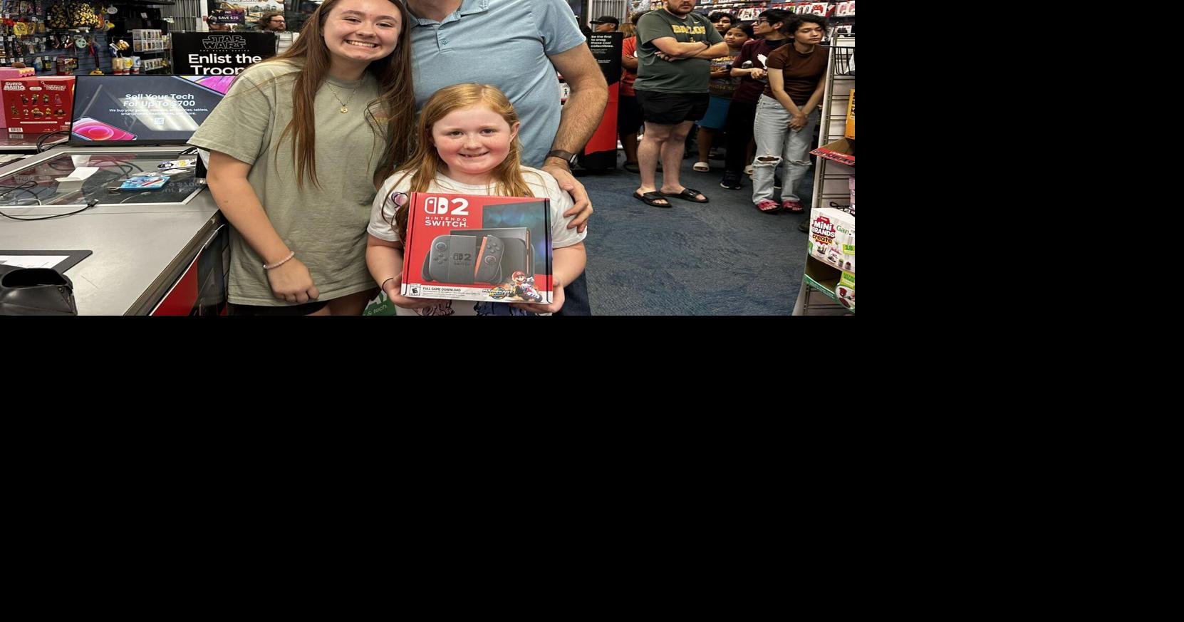PHOTO: Butler family picks up Corsicana's first Nintendo Switch 2 ...