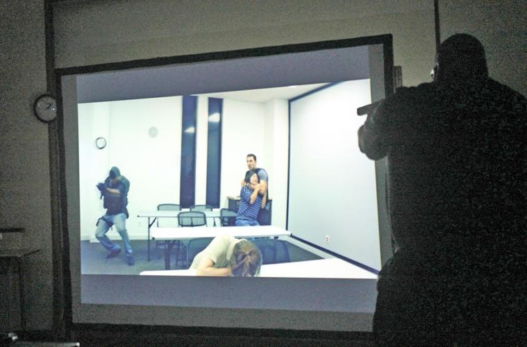 Navarro College Police Academy trains with force options simulator ...