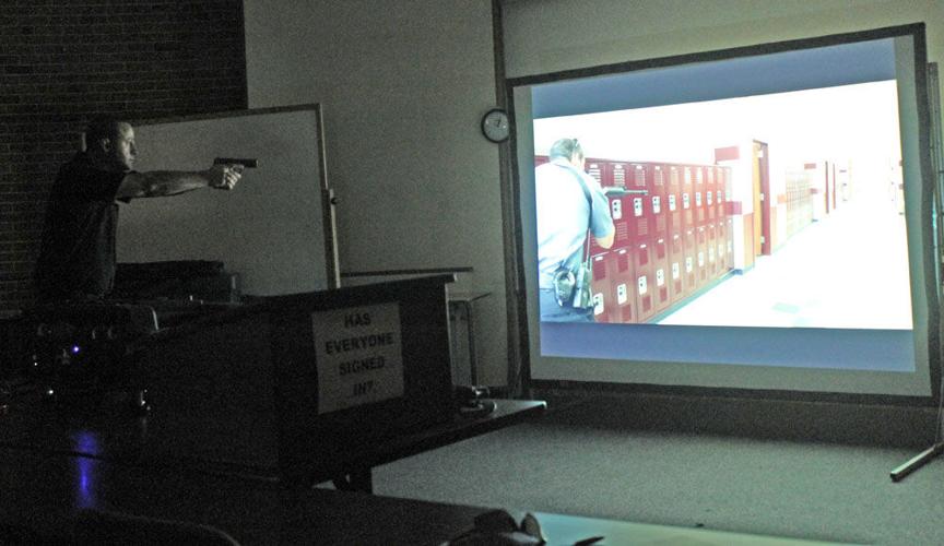 Navarro College Police Academy trains with force options simulator ...