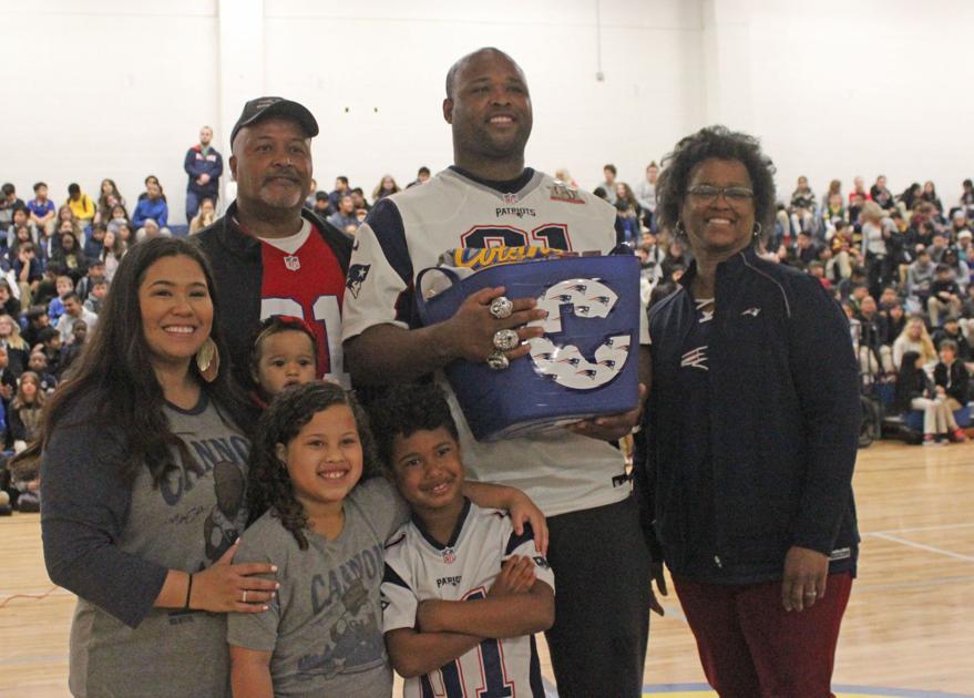 PHOTOS: NFL star visits Collins Intermediate School | News ...