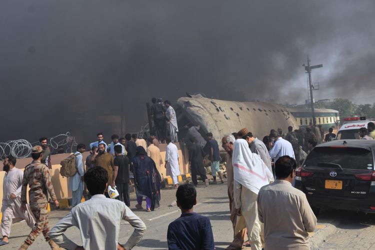 A suicide bombing near a railway track in southwest Pakistan kills at ...