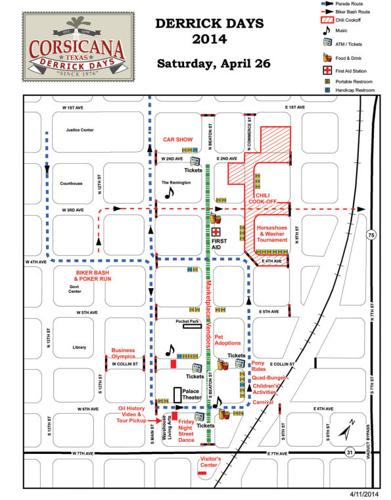 Derrick Days: Schedules and a map to plan your weekend | Local News ...
