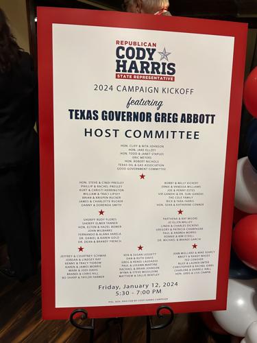 Cody Harris kicks off reelection bid with Abbott endorsement | News ...