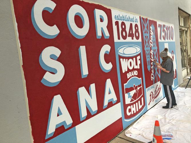New mural pop up downtown: Art pays homage to Corsicana history | News ...