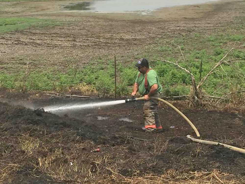 Chatfield Volunteer Fire Department responds to hay fire | News ...
