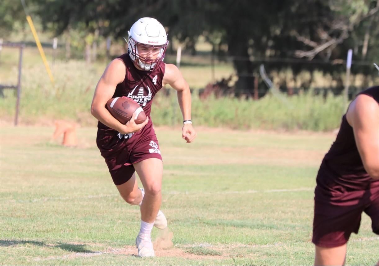 Mildred's Austin Wing on first day of practice | Sports ...