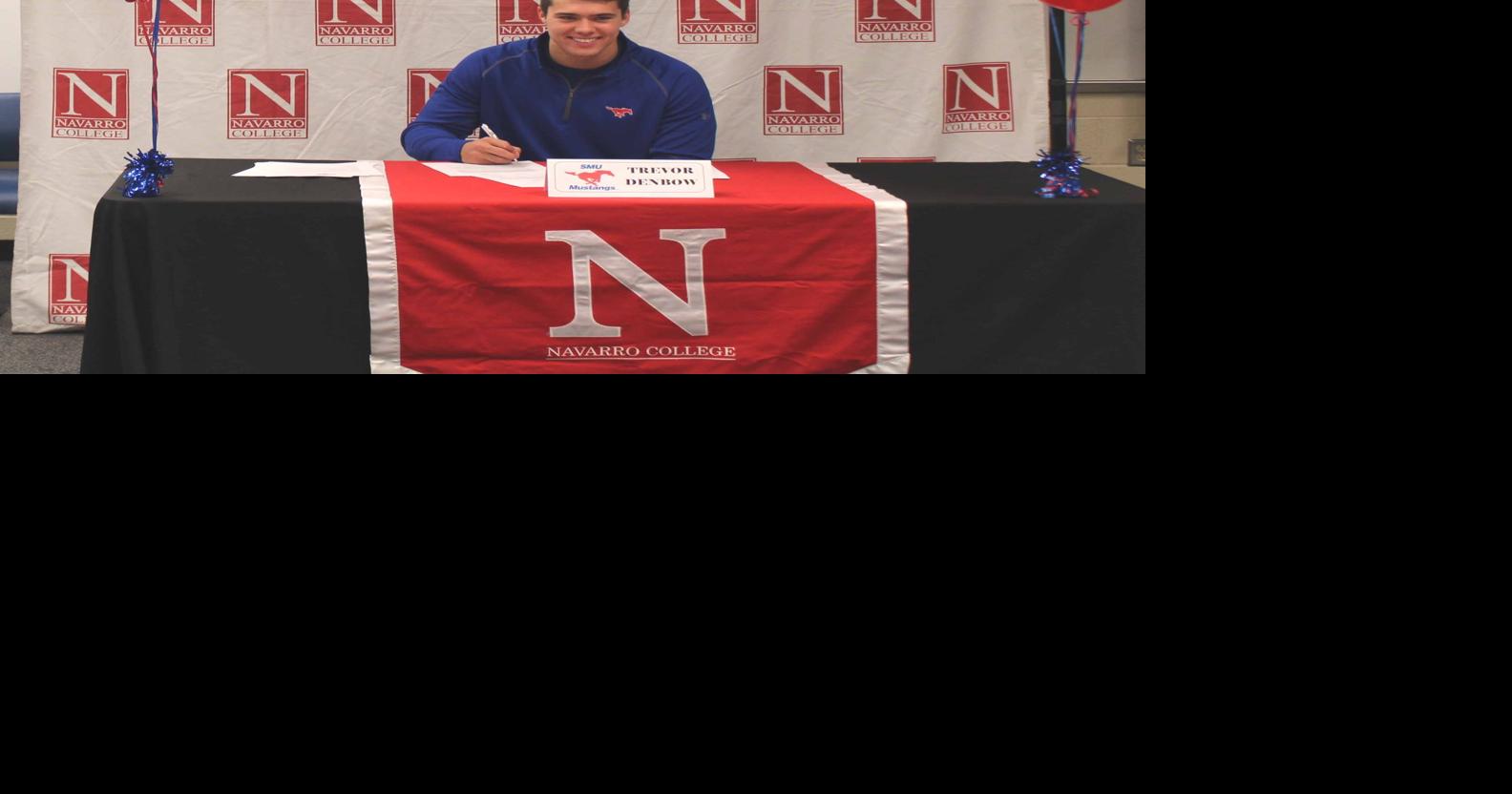 Trevor Denbow signs football scholarship with SMU | Sports ...
