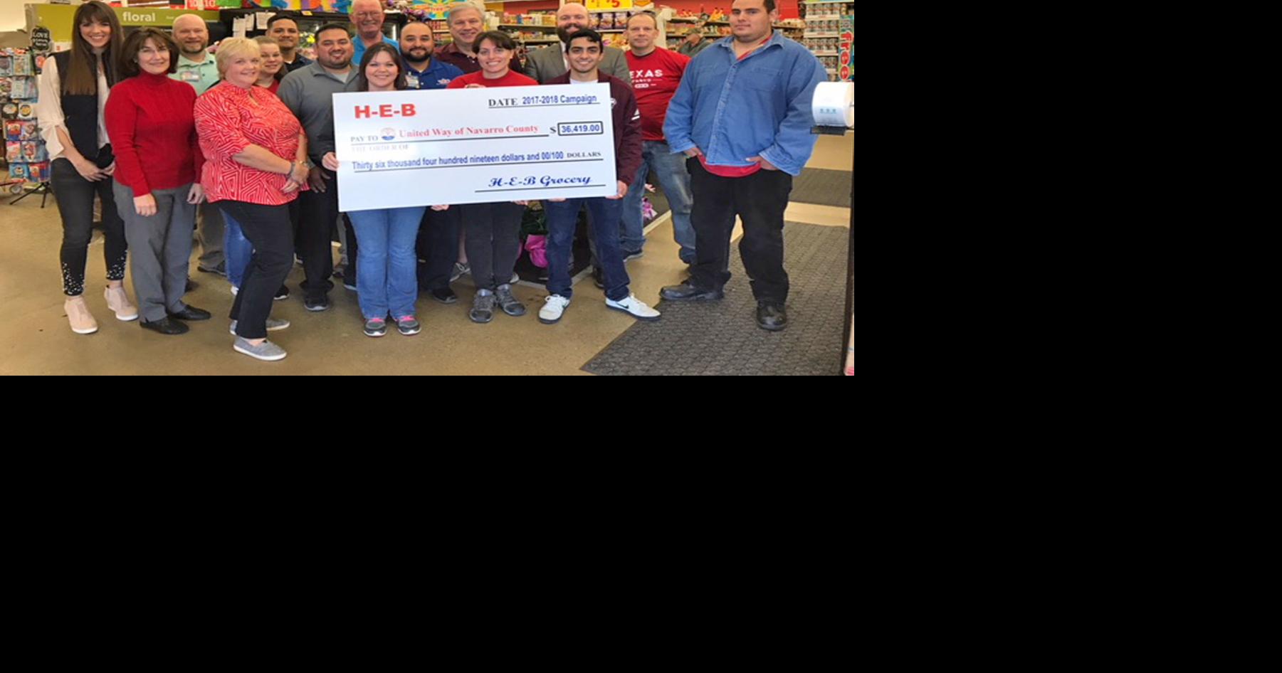 HEB tops this year’s United Way campaign | News | corsicanadailysun.com