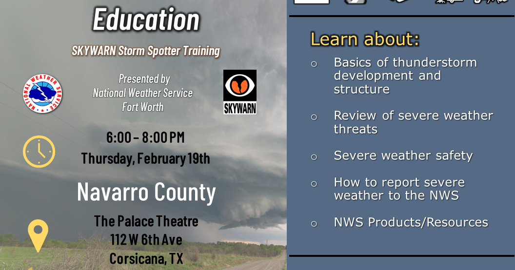 Severe weather education class scheduled for Feb. 19 | News ...