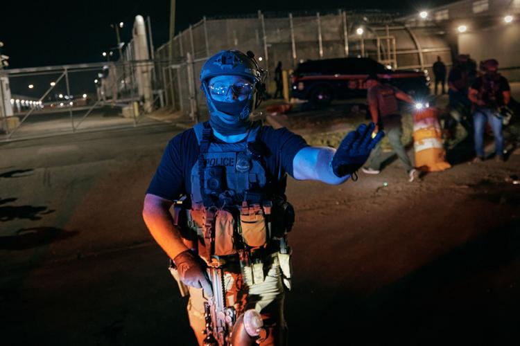 Photos show protestors and ICE agents clashing outside a New Jersey ...