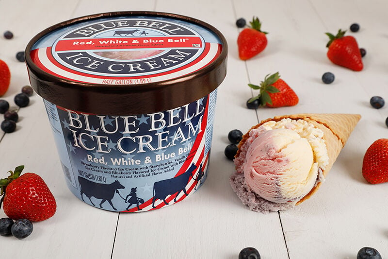 Blue Bell brings back its Red, White & Blue Ice Cream makes for America ...