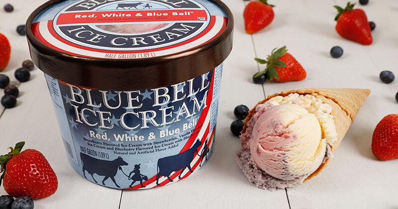 Blue Bell brings back its Red, White & Blue Ice Cream makes for America ...